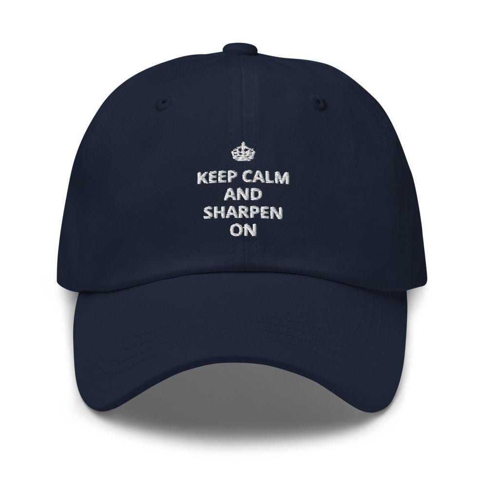 Keep Calm Hat – Knife Sharpening Cap